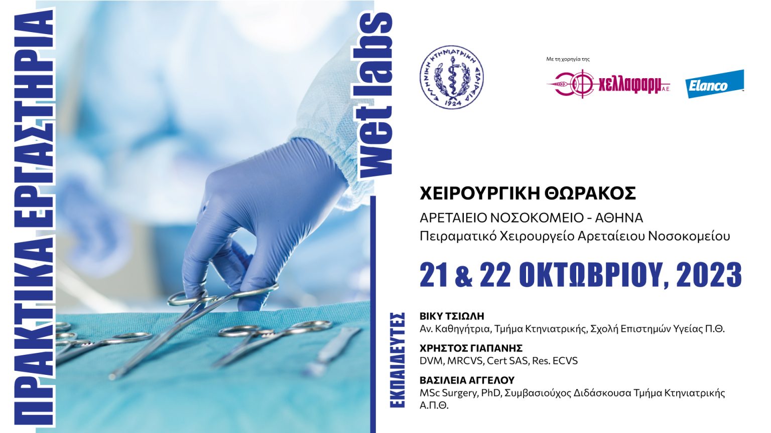 Πρακτικό Εργαστήριο Χειρουργικής Θώρακος – 21 & 22 Οκτωβρίου, 2023 ...